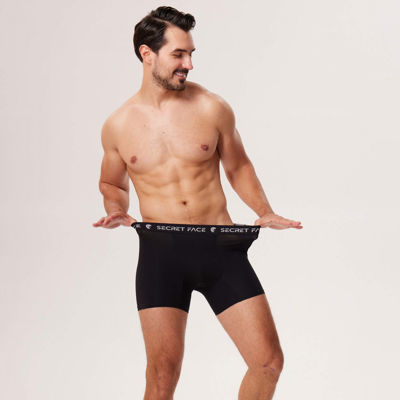 Secret Face Mens Super Comfort Trunk - Men In Black