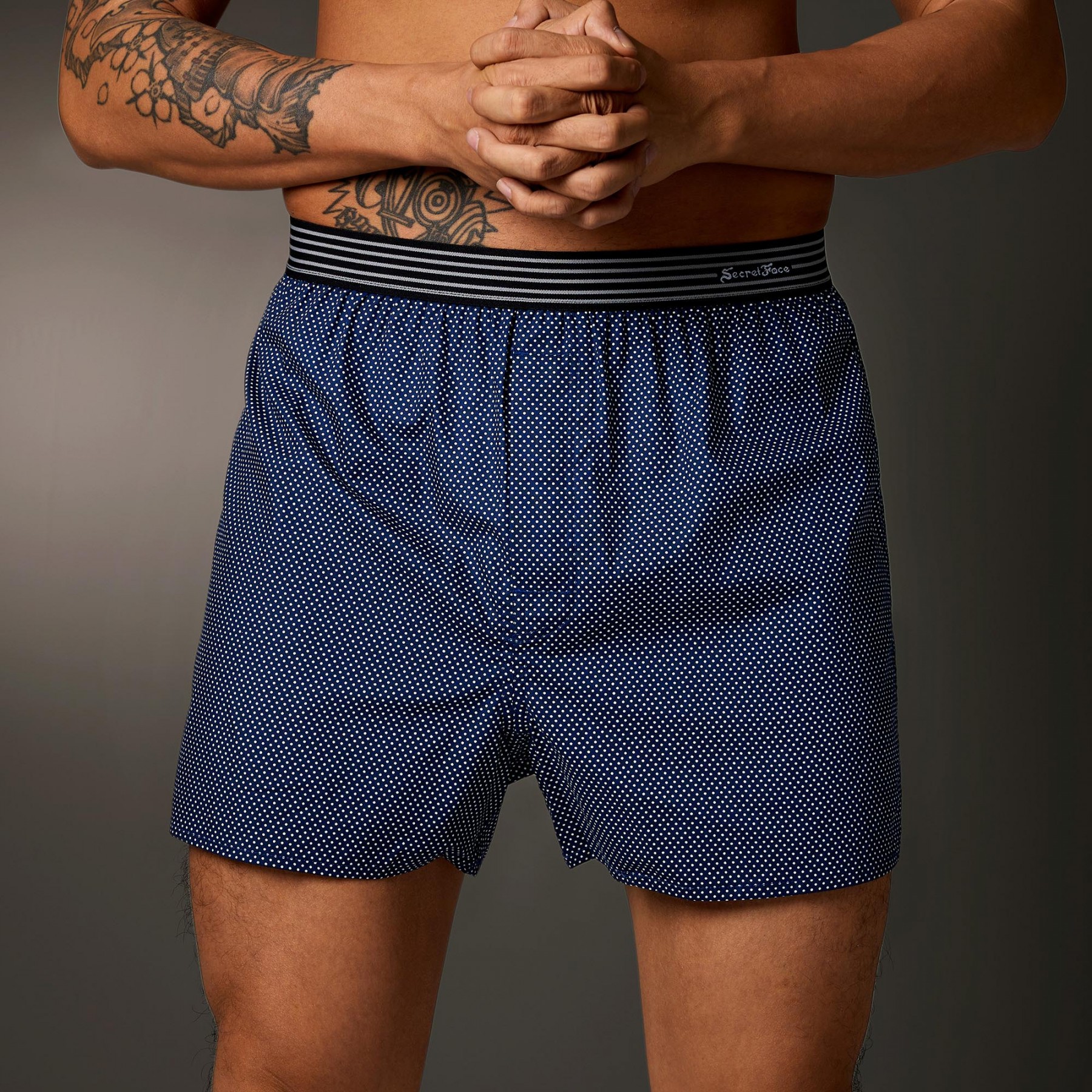 SecretFace Men's Woven Boxer Combos- SecretFace Men's luxury boxer high ...