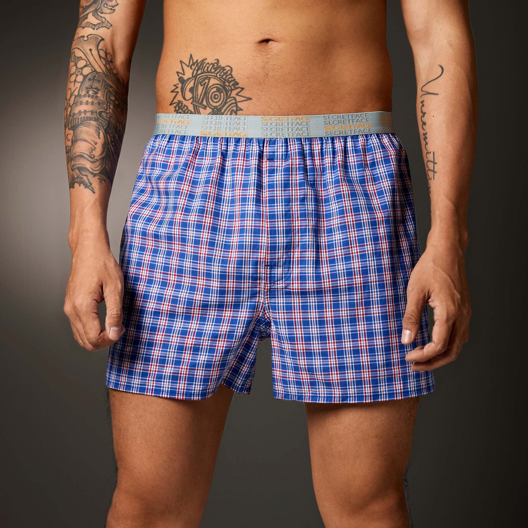 Men's Woven Boxer by Secret Face - The Epitome of High-End Luxury - 5 Pack